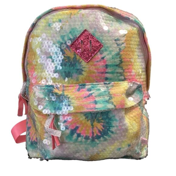 More Than Magic | Accessories | Vibrant Tiedye Sequin Backpack | Poshmark